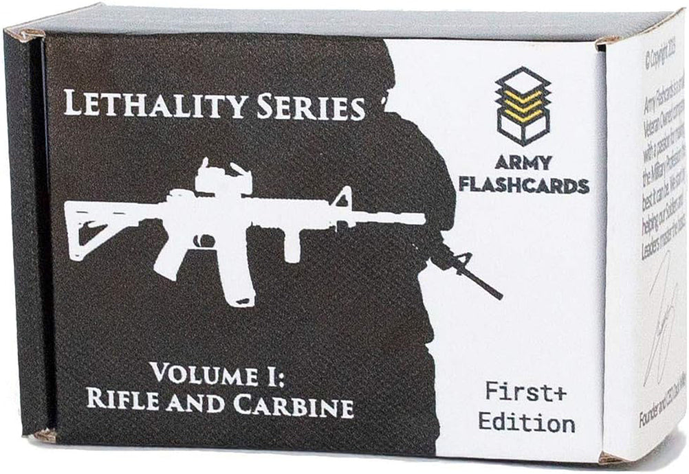 Lethality Series Volume I: Rifle and Carbine Flashcards - First Edition ...