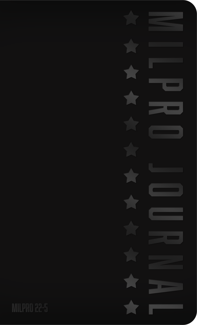 MilPro Black Journal 22-5