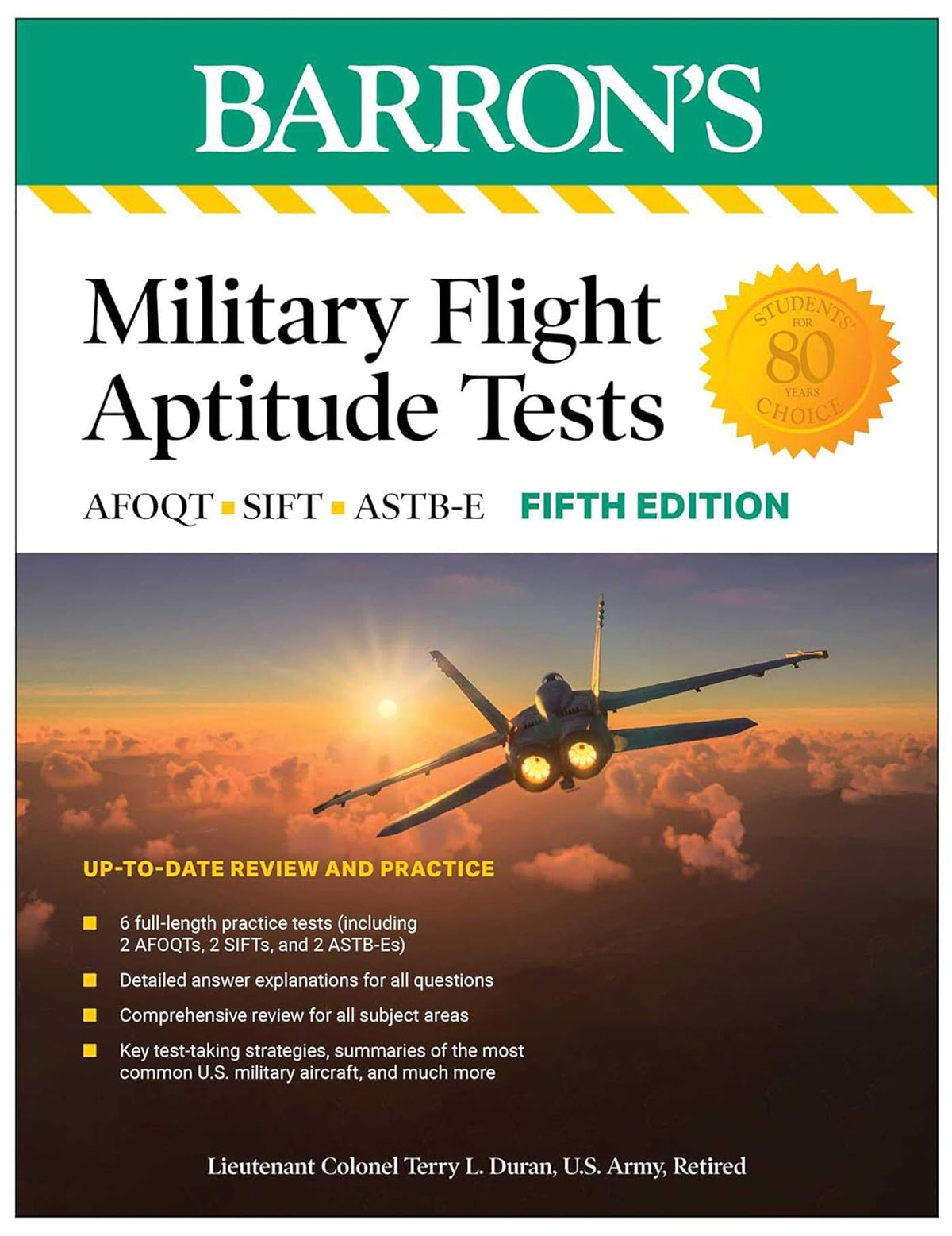 Barron's Military Flight Aptitude Tests: AFOQT, SIFT, ASTB-E, Fifth ...