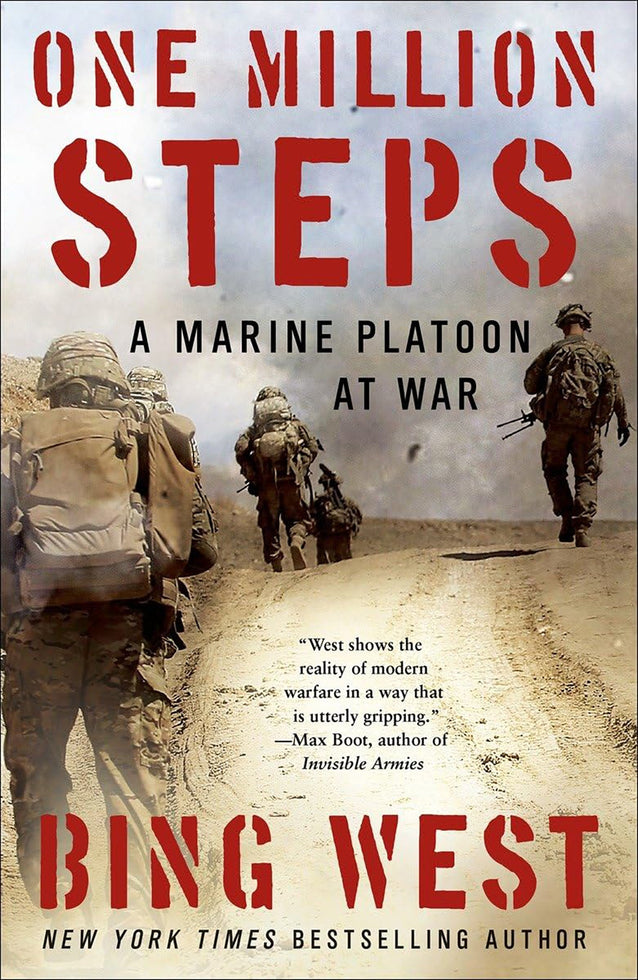 One Million Steps: A Marine Platoon at War by Bing West - Military Book