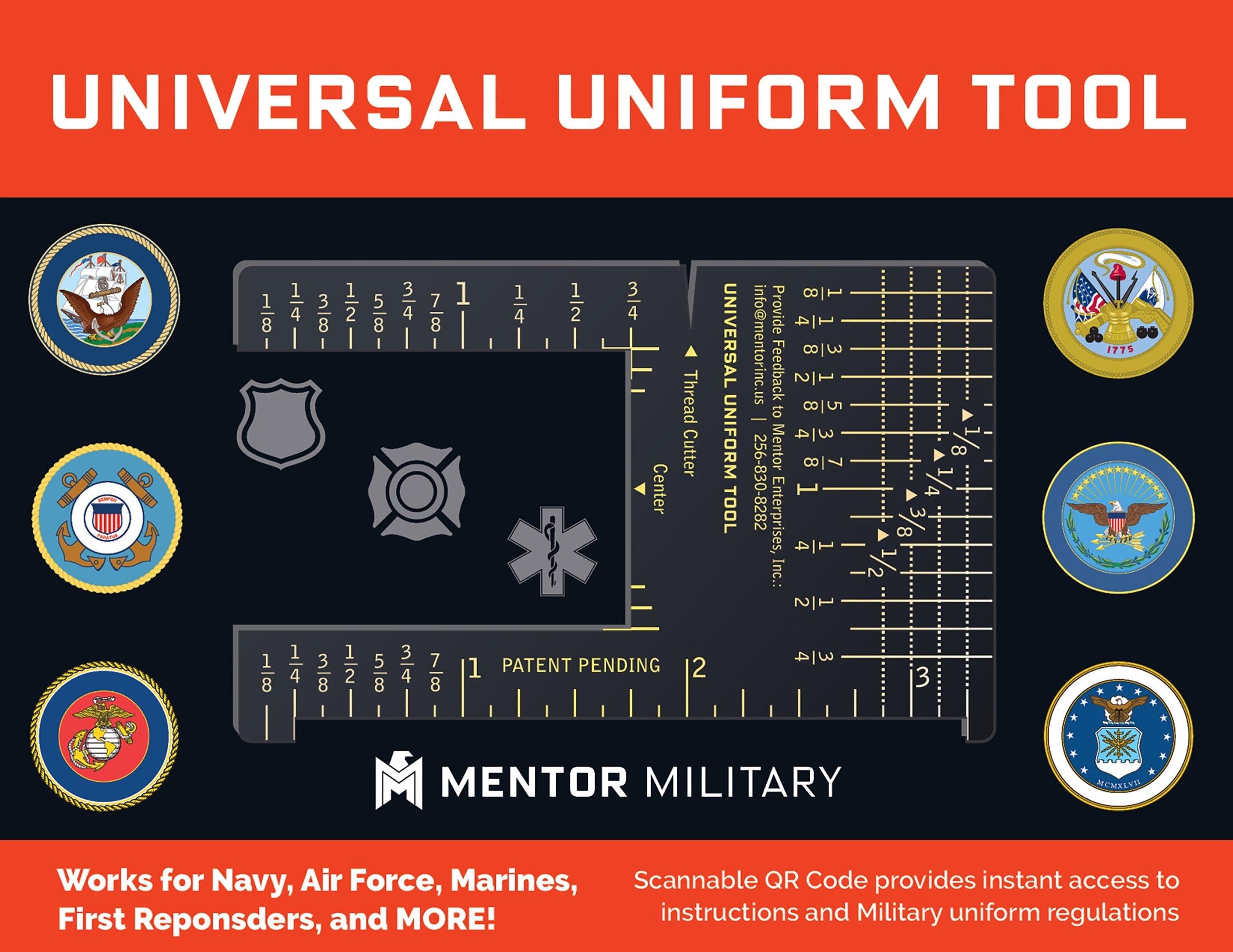 Universal Uniform Tool for Military and First Responders - Mentor Military